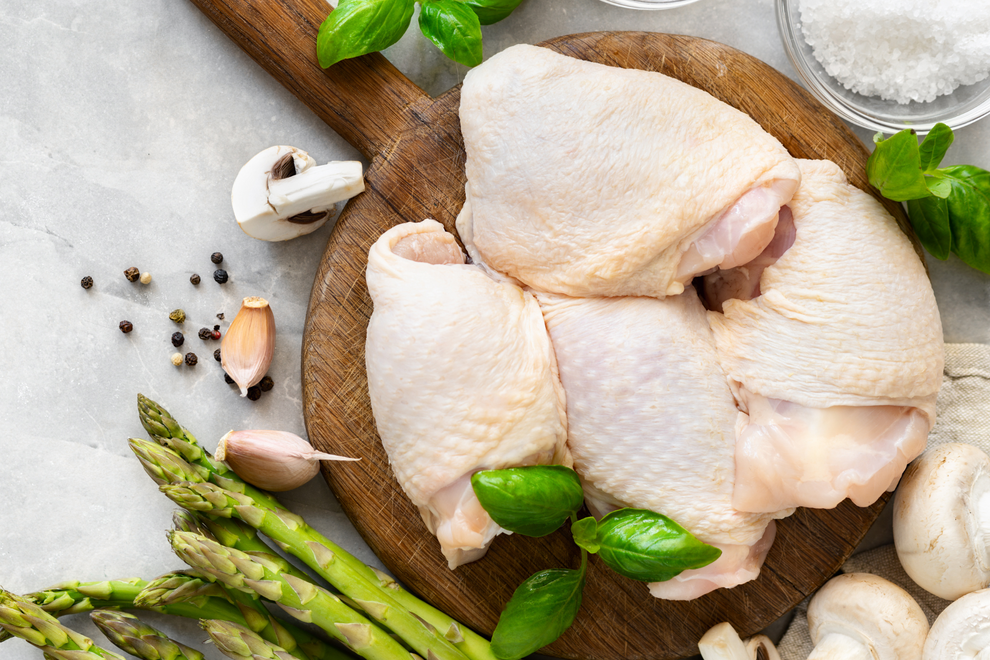 Chicken Thighs - Bone-In & Skin-On – Nourish Food Club